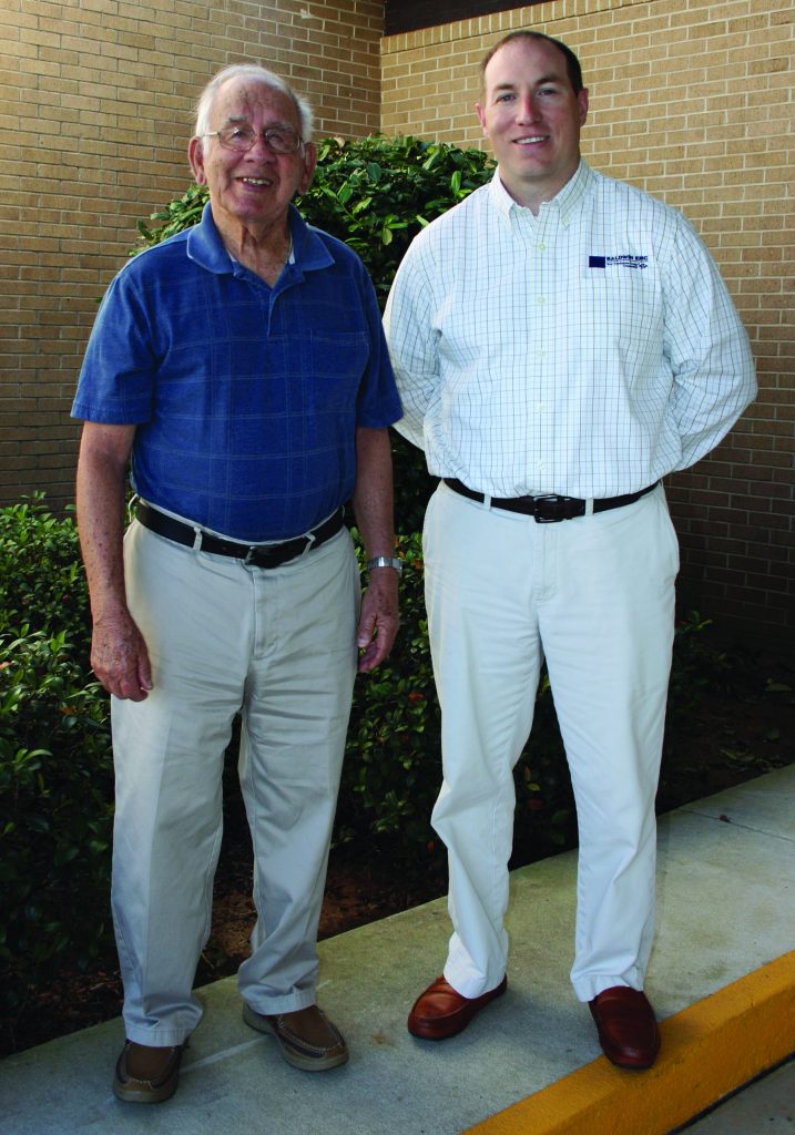 Baldwin EMC retiree Mickey Wiley sits down with employee Brad Taylor ...